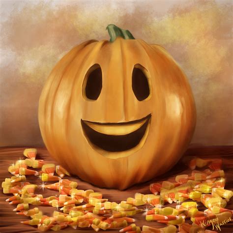 Smiley Face Pumpkin Finished Artworks Krita Artists