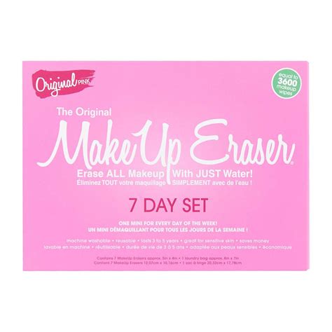 The Original Makeup Eraser Mini Og Pink 7 Day Set Shop Accessories At