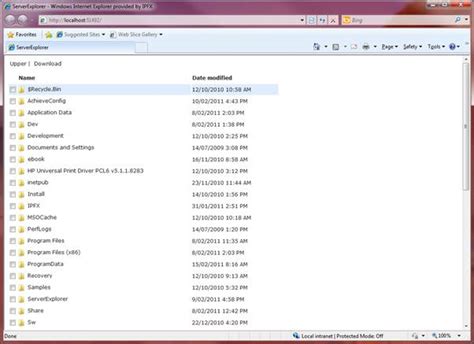 ASP Net MVC Server Explorer Part CodeProject
