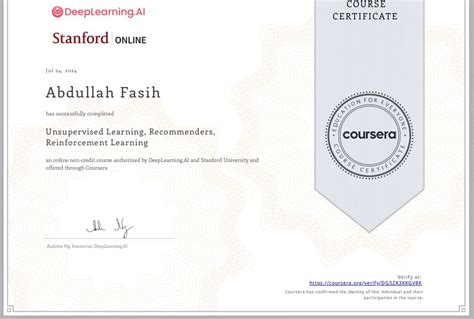 Finished Machine Learning Course On Coursera Abdullah Fasih Posted On The Topic Linkedin