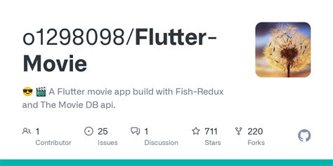 github o1298098 flutter movie 😎 🎬 a flutter movie app build with