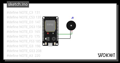 Tonemelody Wokwi Esp32 Stm32 Arduino Simulator