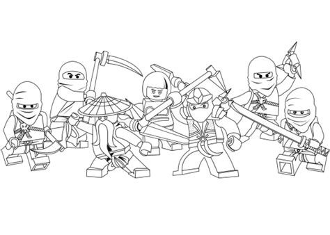 Lego Ninjago 25 Ingyenes Nyomtatható Kifestők