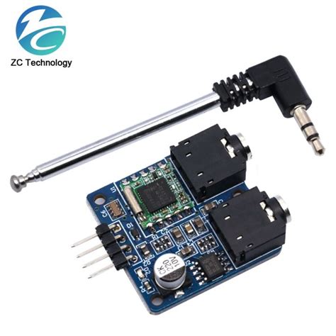 Tea5767 Fm Stereo Radio Module For Arduino 76 108mhz With Free Antenna Reverse Polarity