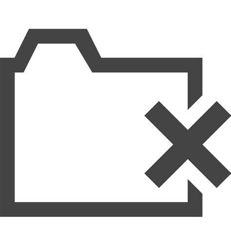 Folder Remove Vector Svg Icon Svg Repo