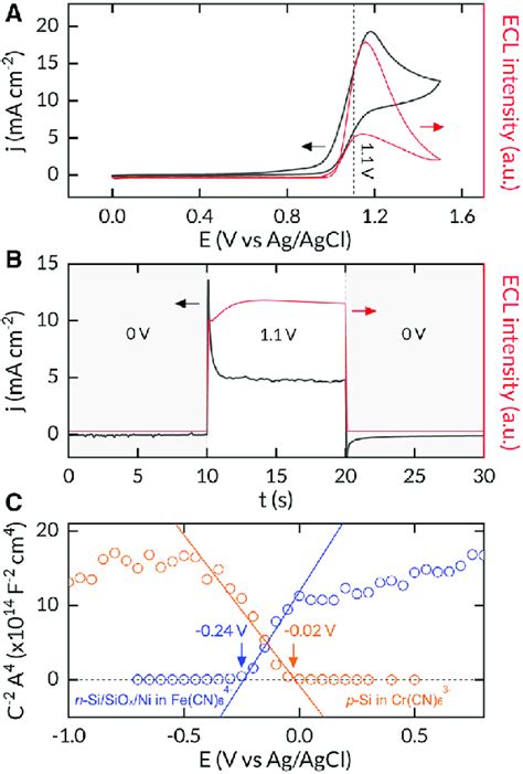 Characterization Of The Emitter And Receiver A Cyclic Voltammogram Download Scientific