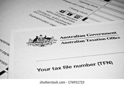 Australian Individual Tax Return Form Stock Photo Edit Now