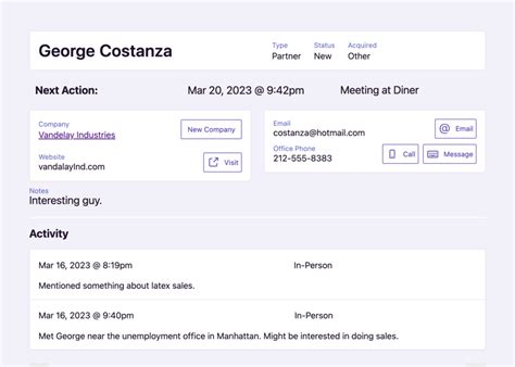 Crm Simple Application • Engine Awesome