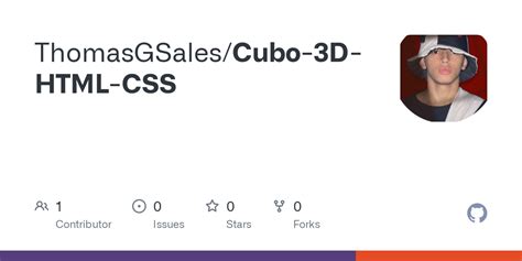github thomasgsales cubo 3d html css