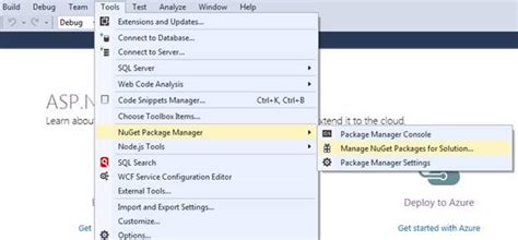 Installation And Un Installation Of Entity Framework Core In ASP NET MVC Core