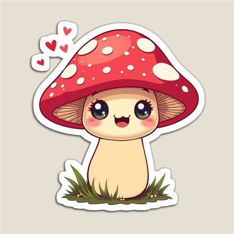 Adorable Toadstool In Love Sticker For Sale By Gigglestickies Love