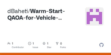 Github Dbahetiwarm Start Qaoa For Vehicle Routing Problem