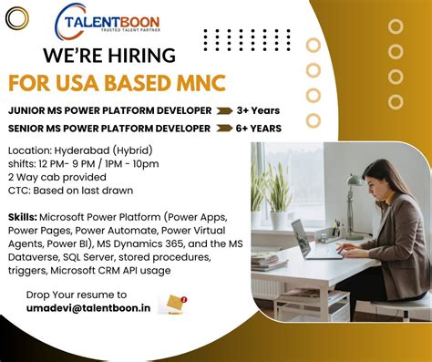 Uma Devi On Linkedin Hiring Microsoftpowerplatform Powerapps
