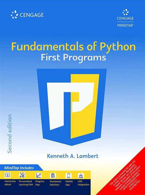 fundamentals of python first programs with mindtap 2e fundamental