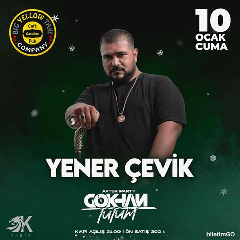 Yener Çevik Trabzon Konseri Biletler Ve Detaylar