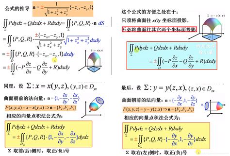 对坐标的曲面积分 Csdn博客