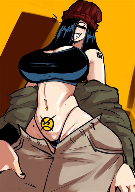 Rule 34 1female 1girls 2d 2d Artwork 2d Artwork Beanie Big Breasts Black Hair Breasts
