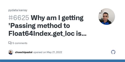Why Am I Getting Passing Method To Float64indexgetloc Is Deprecated