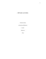 EBP Family Case Problem Docx 1 EBP Family Case Problem Babe S Name Institutional