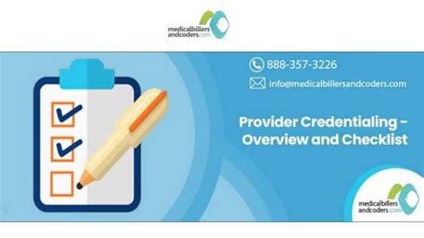 Provider Credentialing Overview And Checklist Pptx