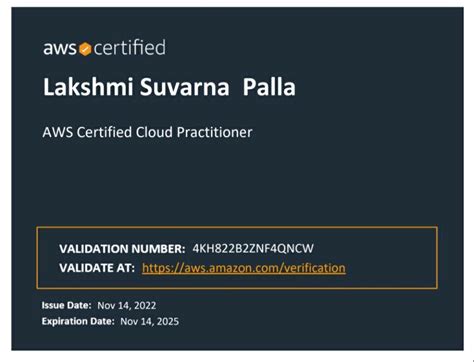 Lakshmi Suvarna P On Linkedin Aws Cloud Awscloudpractitioner