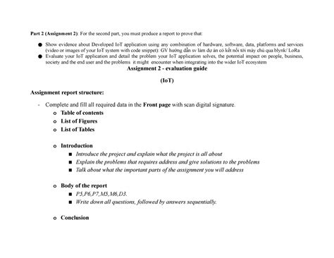 Unit 43 Io T Asm2 Guide Nắm Rõ íadjasjnsadjnads Part 2 Assignment