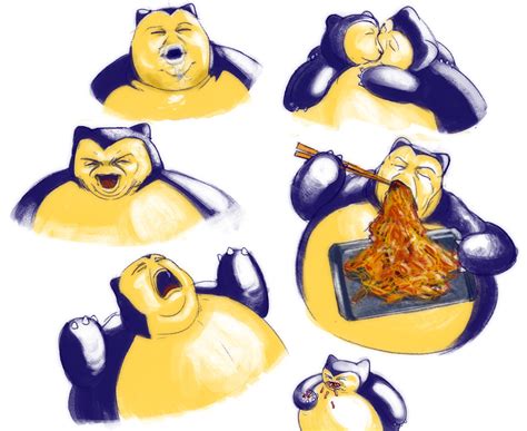 Snorlax And Nikocado Avocado Pokemon Drawn By Dongff Tk Danbooru