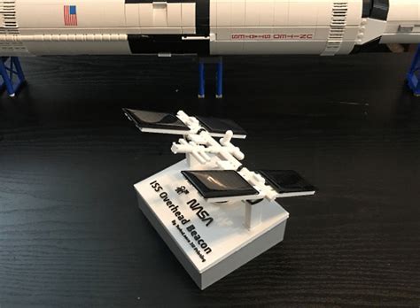 a space station tracker in the form of the space station neopixels