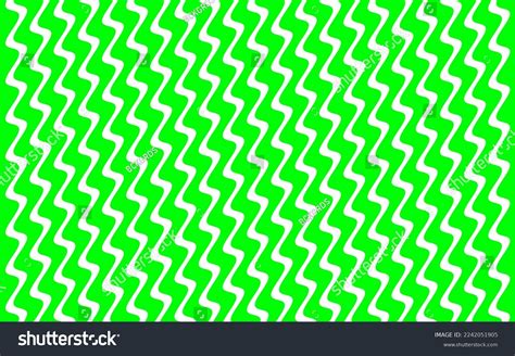 White Lines On Green Background Wavy Stock Illustration 2242051905