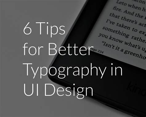 6 Tips For Better Typography In Ui Design Hasan Kassem
