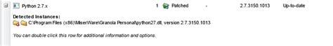 Python27dllをアップデートした