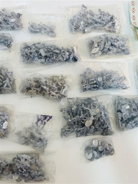 Massive Warhammer Metal Miniatures Lot Vintage Rare Fantasy Army Bits