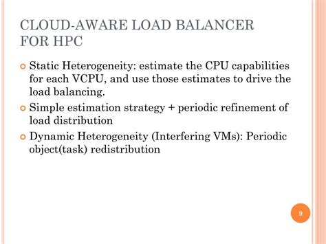 ppt improving hpc application performance in cloud through dynamic