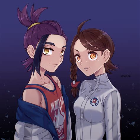 Kieran And Juliana Pokemon And More Drawn By Symoca Danbooru
