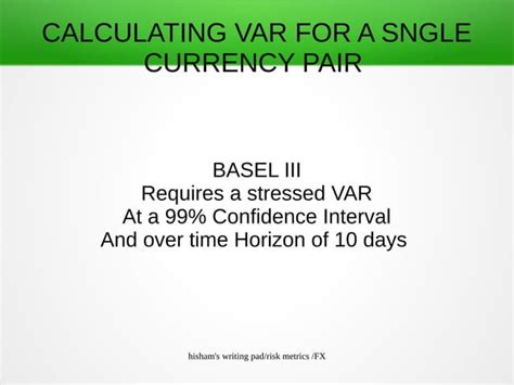 Var Calculation Pdf