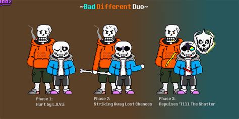 Bad Different Duo Undertale Betrayer X Underswap Neutral Run With A
