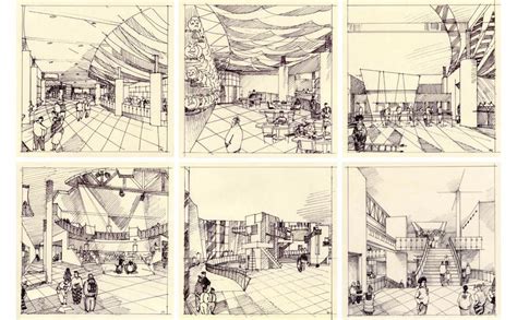 Rendering Portfolio Storyboard Illustration Museum Interior