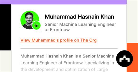 Muhammad Hasnain Khan Senior Machine Learning Engineer At Frontnow