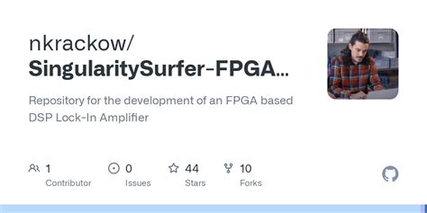 github nkrackow singularitysurfer fpga lock in amplifier repository