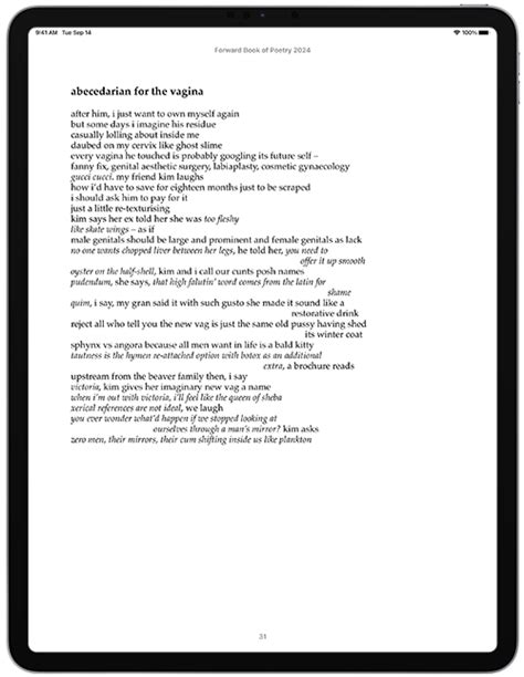 Forward Book Of Poetry 2024 • Ninja Beaver