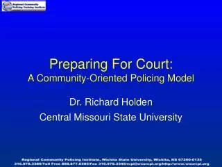 PPT Introduction To Community Oriented Policing PowerPoint Presentation ID 1300187