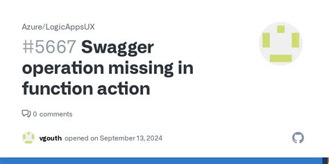 Swagger Operation Missing In Function Action Issue Azure LogicAppsUX GitHub