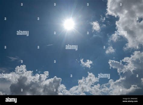 A Captivating Photo Captures The Beauty Of Cloudy Days Where The Skys Canvas Is Adorned With