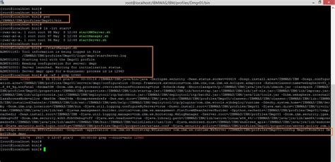 middlewarebox commands for custom application server dmgr profiles