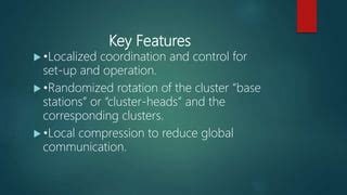 LEACH Cluster Based Routing Protocol For Wireless Sensor Networks PPT