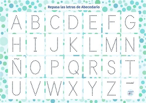 Abecedario Punteado Para Imprimir