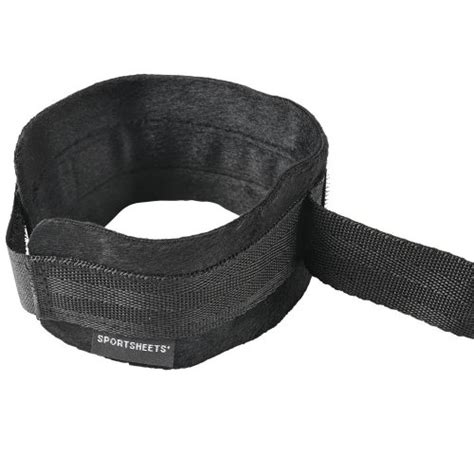 Sportsheets Velvet Noir Adjustable Hog Tie And Cuff Set Sex Toys At