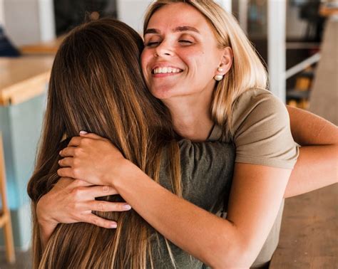 Free Photo Beautiful Women Hugging Each Other