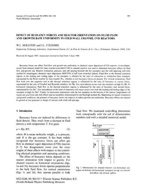 Effect Of Buoyancy Forces And Reactor Orientation On Fluid Flow And