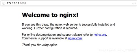 在windows系统浏览器中访问虚拟机centos里面docker容器运行nginx服务器本机访问虚拟机docker的nginx Csdn博客